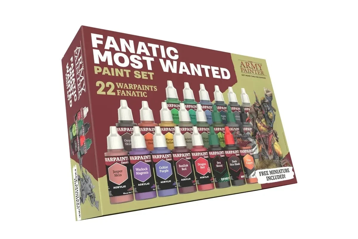 The Army Painter Warpaints: Fanatic Most Wanted Paint Set | Artemis Games