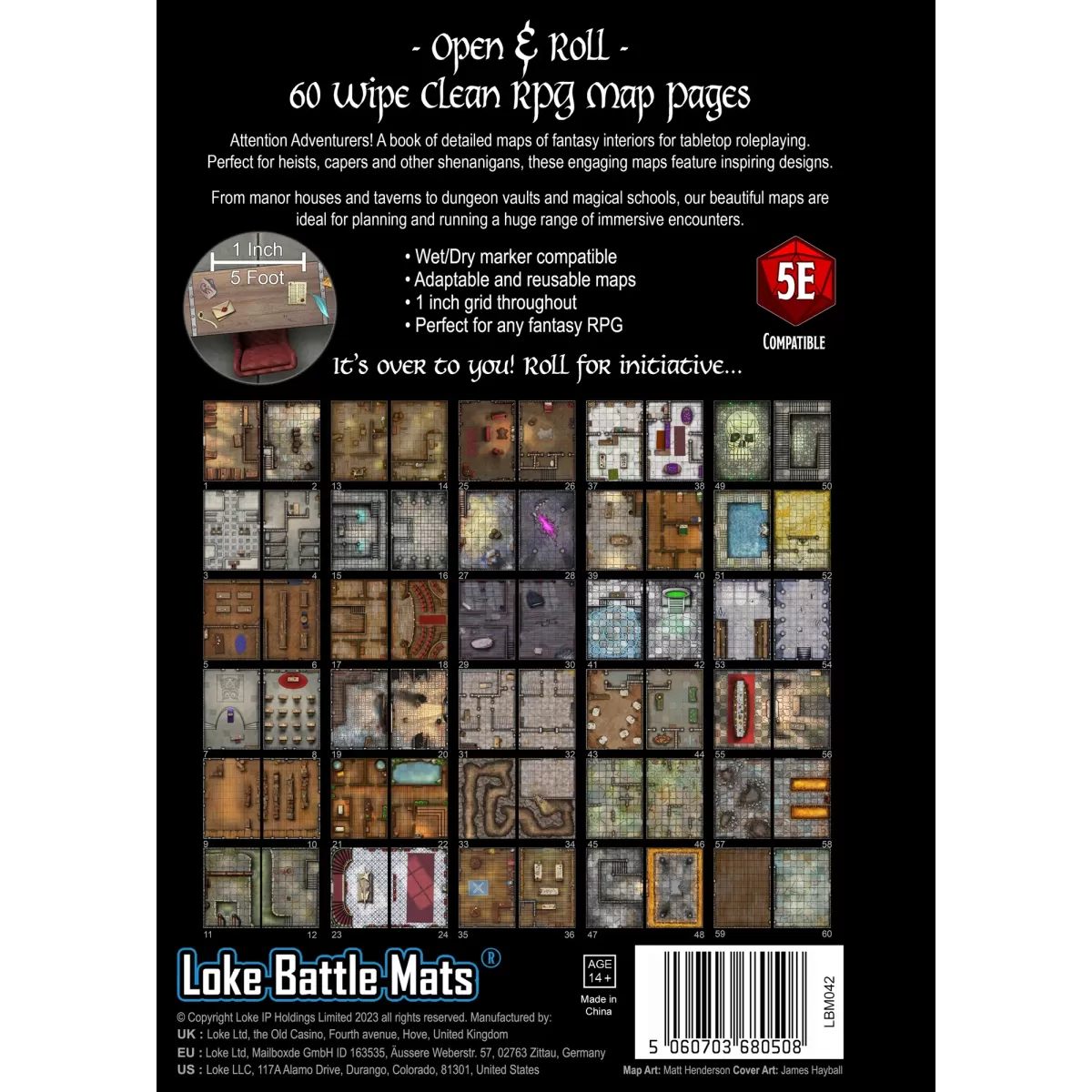 Big Book of Battle Maps Rooms, Vaults & Chambers | Artemis Games