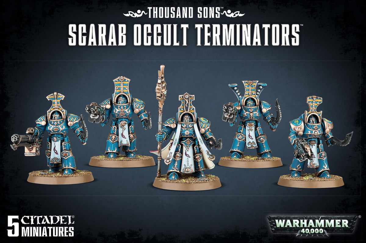 Warhammer 40,000 Thousand Sons Scarab Occult Terminators | Artemis Games
